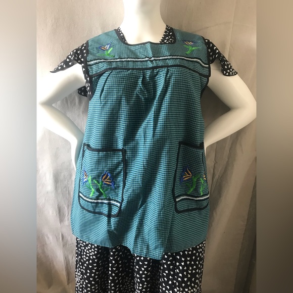 unbranded | Kitchen | Traditional Mexican Mandil Apron Embroidered ...